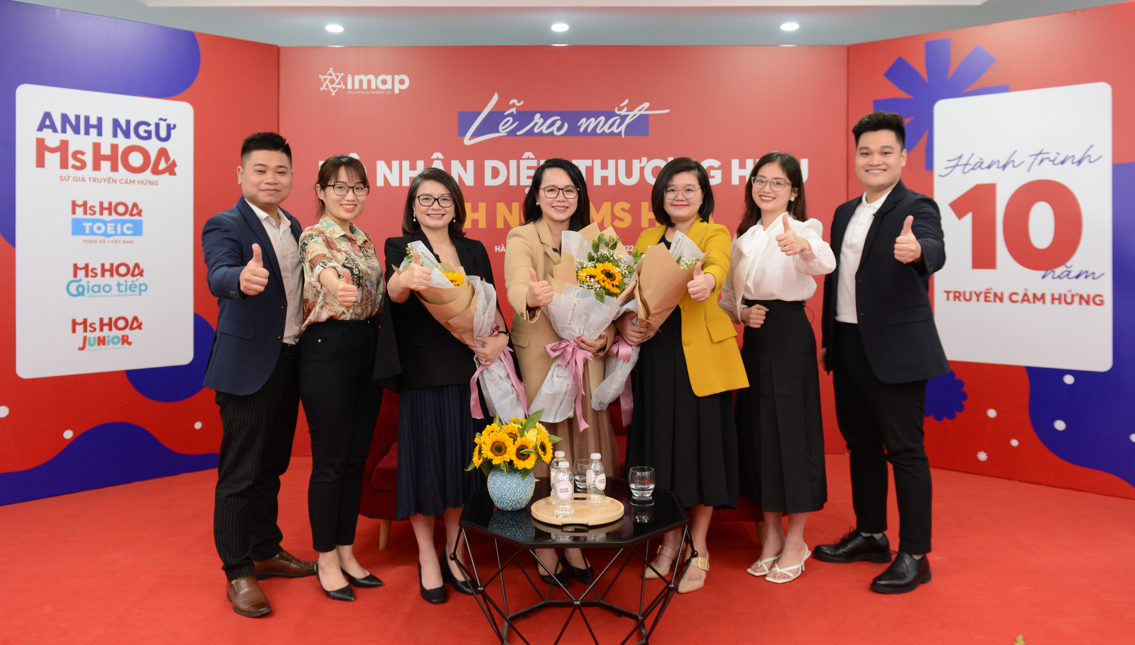 ANH NGỮ MS HOA CHÍNH THỨC RA MẮT BỘ NHẬN DIỆN THƯƠNG HIỆU MỚI